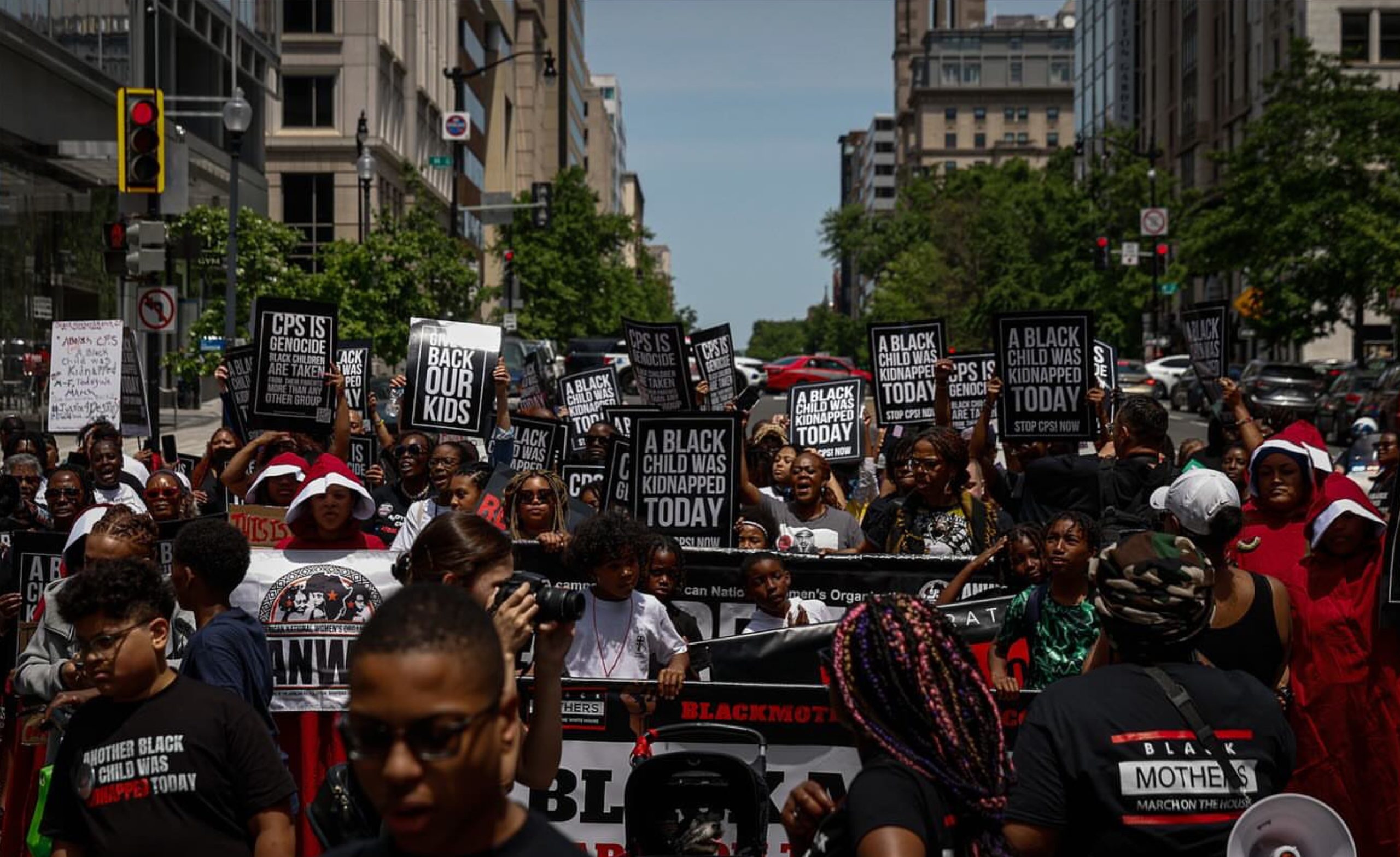 Black mothers march on the White house to protest family policing - The ...